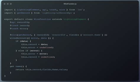 Wire Adapters And Functions In Lwc Apex Hours