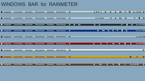Rainmeter Windows Bar Free Download