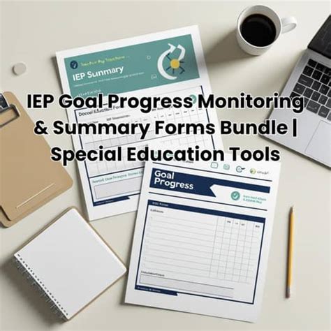 Iep Goal Progress Monitoring And Summary Forms Bundle Special Education Tools