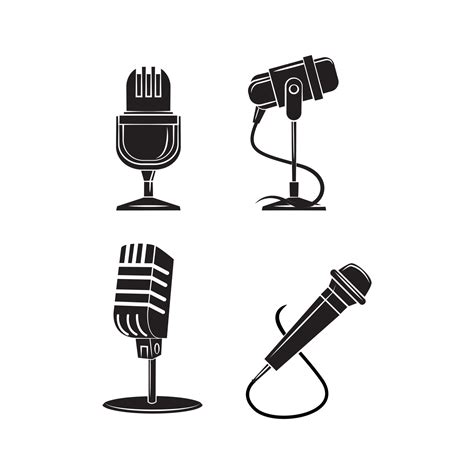 Microphone Symbol Illustration Design 20122839 Vector Art At Vecteezy