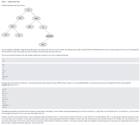 Solved Task Read In The TreeConsider The Binary Tree Chegg