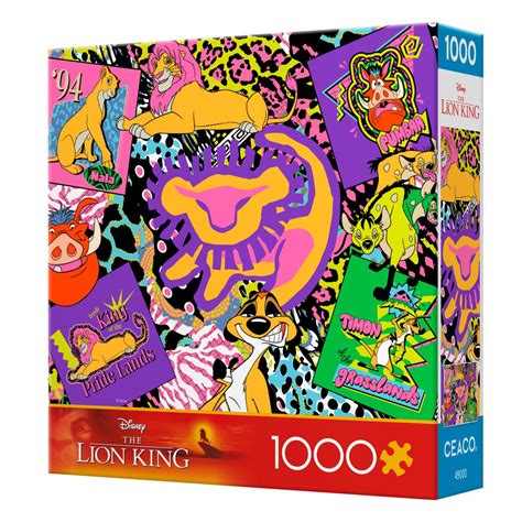 The Lion King 90s 1000 Piece Jigsaw Puzzle By Ceaco Puzzle Warehouse