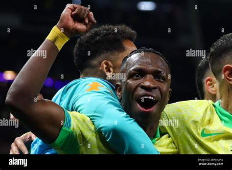 Vini Jr Of The Brazil National Team During The Match Against Paraguay