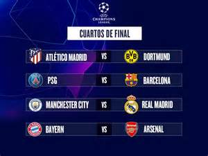 Champions League Así Quedaron Los Cruces De Cuartos De Final Olé