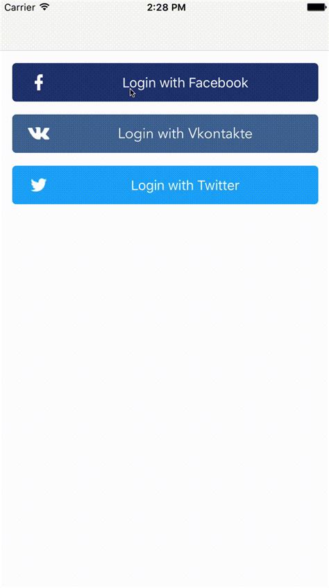 GitHub Pffan VSSocialButton VSSocialButton Button With Left Icon Image And Centered Label