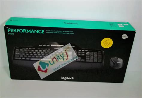 Logitech MK710 Wireless Keyboard And Mouse Combo QWERTY US Layout With Cushioned Palm UnityJ UK