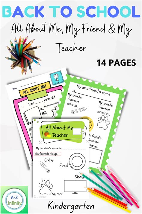 All About Me My Friend And My Teacher School Fun Phonics School
