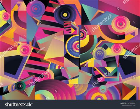 Abstract Vector Colorful Background Design Illustration Stock Vector Royalty Free 1903899520