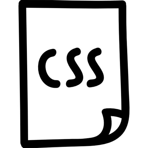 Css File Hand Drawn Outline Icon