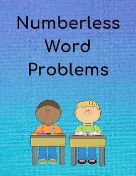 Numberless Word Problems DISTANCE LEARNING By Cupcakeswiththecoach