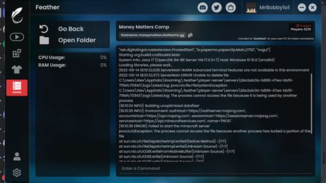 Feather Client Server Not Launching Rminecraft