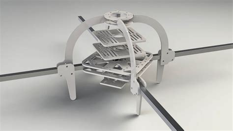 Arducopter Frame Set In Stl And Dxf Free 3d Model On