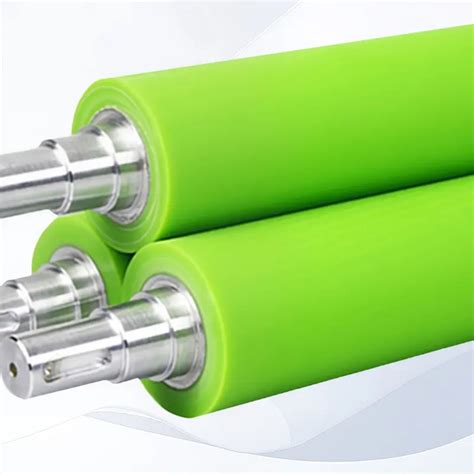 Customized Polyurethane Pu Rubber Coating Roller Parts Of Machine