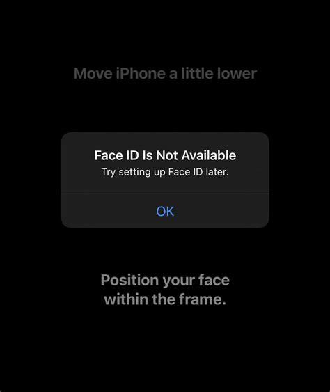face id randomly stopped working r iphone