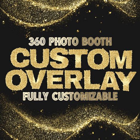 Custom Overlay For 360 Photo Boothpersonalized Layout For 360 Spinnertouchpixrevospin Party
