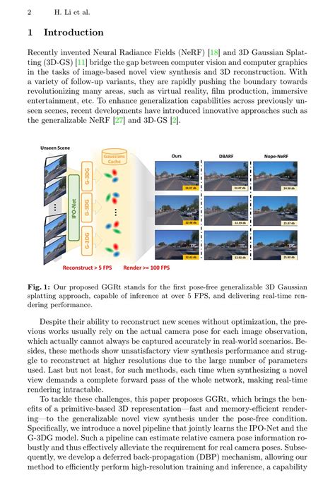 Ggrt Towards Pose Free Generalizable 3d Gaussian Splatting In Real Time 智源社区论文