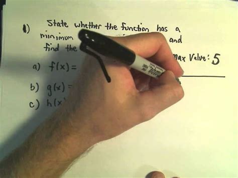 Maximum And Minimum Values Of Quadratic Functions Quadratics Quadratic Functions Polynomial