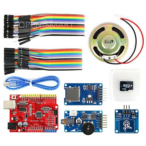 Wav Player Kit With Uno R3 Micro Sd Card Touch Sensor Module And Speaker For Arduino Voice