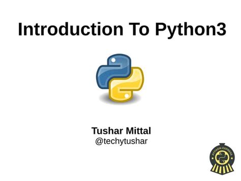Introduction To Python3 Programming Language Ppt