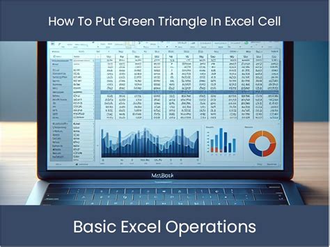 Excel Tutorial How To Put Green Triangle In Excel Cell