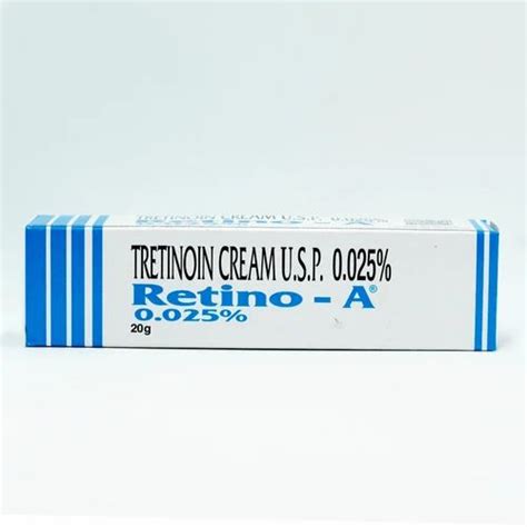 Retino-A cream 15g 0.025%, Packaging Size: 15 gm at ₹ 91/box in Mumbai