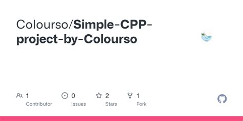 GitHub Colourso Simple CPP Project By Colourso