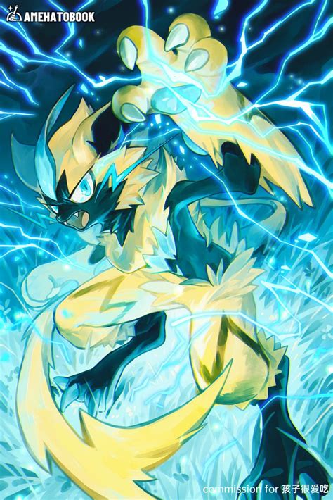 Zeraora Pokemon Drawn By Amehatobook Danbooru