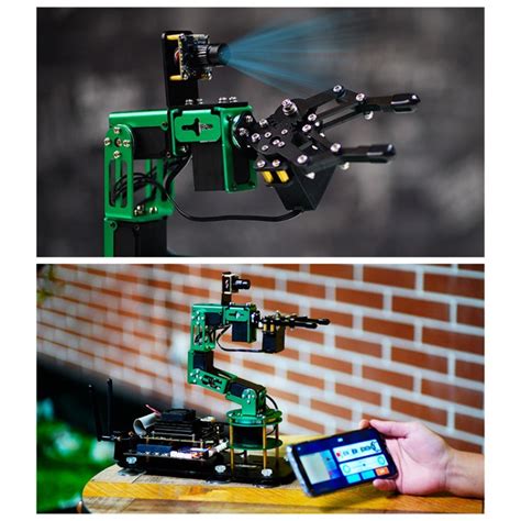 DOFBOT DOF Robot Arm Kit Mechanical Arm AI Visual Recognition With Board For Raspberry Pi B G