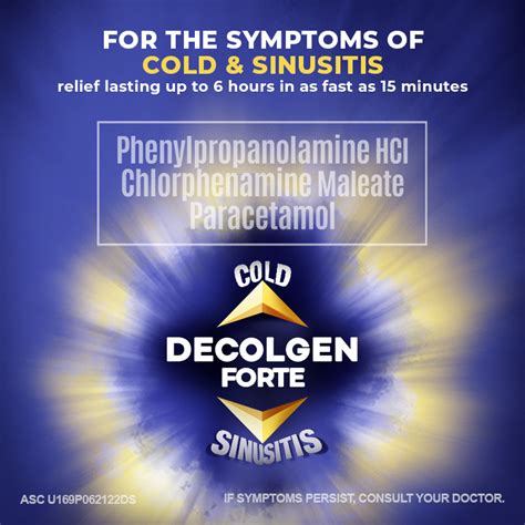 Decolgen Forte Colds Symptoms Relief Unilab