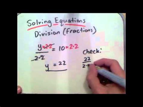 Solving Equations Year 8 YouTube