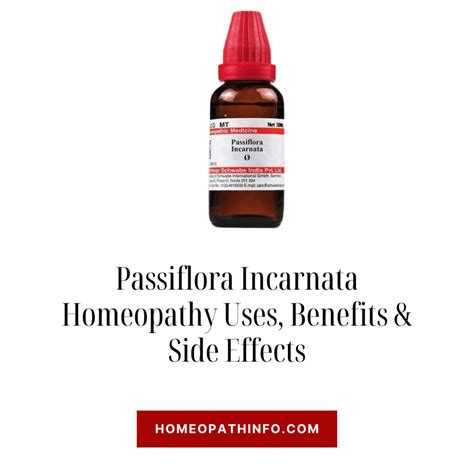 Passiflora Incarnata Homeopathy Uses Benefits And Side Effects