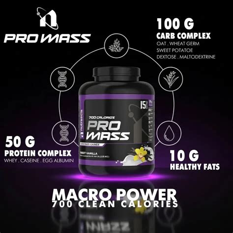 Pro Mass Gainer Elite Protein Blend For Muscle Growth