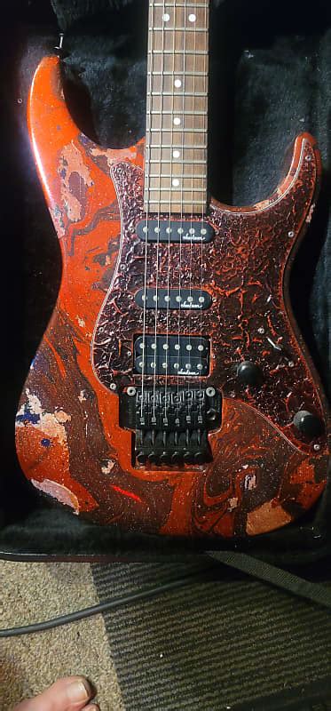 Jackson Dinky Professional Ss 1998 Multi Color Marbled Reverb