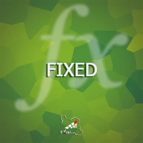 fixed function توابع متنی رفرنس اكسل جامعه اکسل ایرانیان