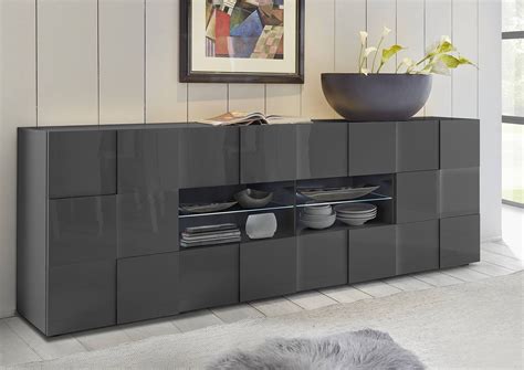 2025 Popular Grey Gloss Sideboards