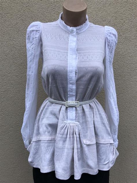 Блуза сорочка кофта ажур трикотаж мереживо етно стиль бохо High Couture — ціна 959 грн у