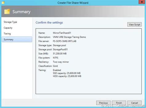Step By Step How To Deploy Storage Spaces Tiering In System Center Vmm