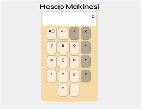 Hesap Makinesi Yapımı Javascript Html Css Javascript Kullanılarak By Şenol Tanrıver Medium