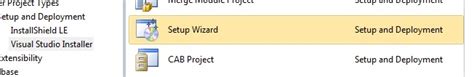 C Visual Studio Installer Not Creating Msi File Stack Overflow