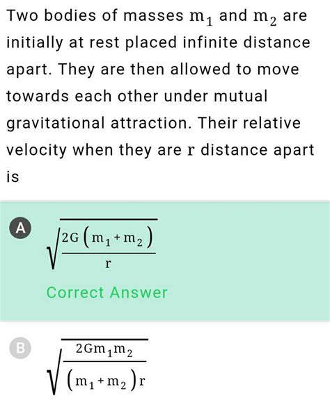 [answered] Two Bodies Of Masses M And M2 Are Initially At Rest Placed