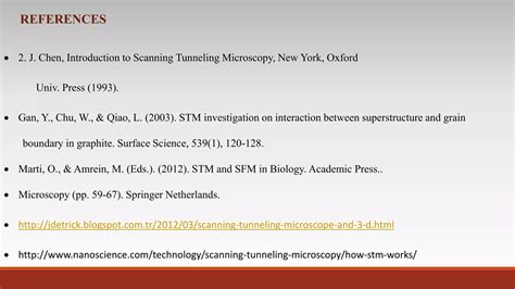 Scanning Tunneling Microscope Pptx