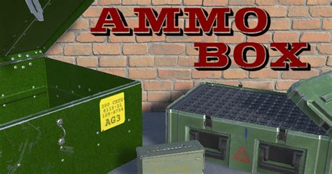 Ammo Boxes Pbr 3d Weapons Unity Asset Store