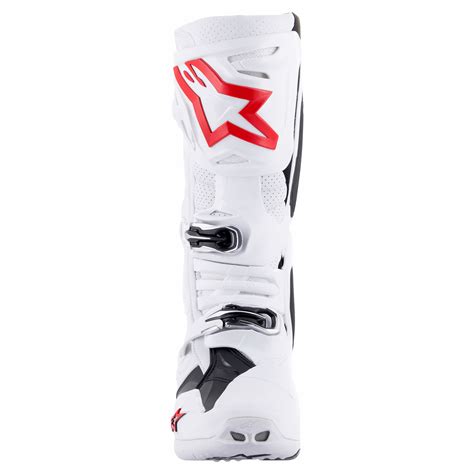 Tech 10 Supervented Boots Red Motocross Boots Alpinestars