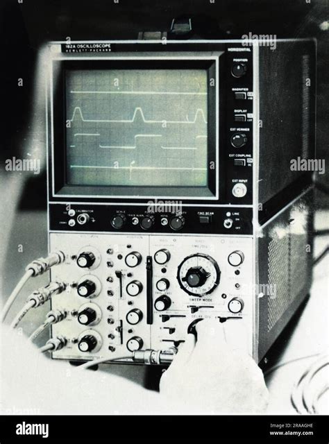 A Hewlett Packard Four Beam Oscilloscope For EEG Electroencephalogram Monitoring During ESP