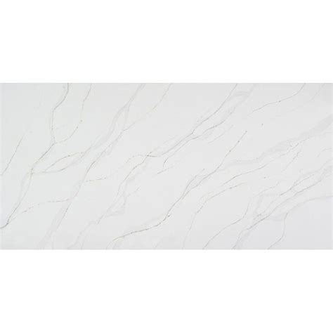 High Moldability Quartz Countertops White Calacatta Quartz Engineered Stone