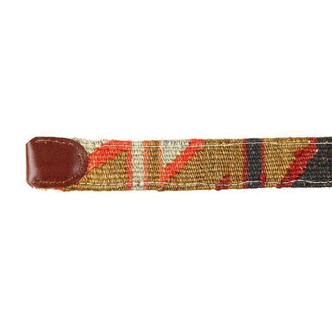 Res Ipsa Kilim Belt In Red Aztec Country Club Prep