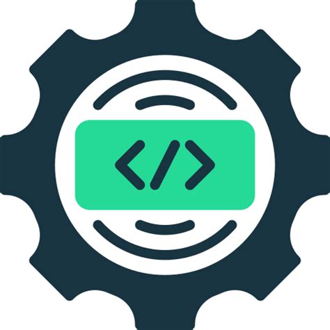 Software Code Development Program App Coding System Icon