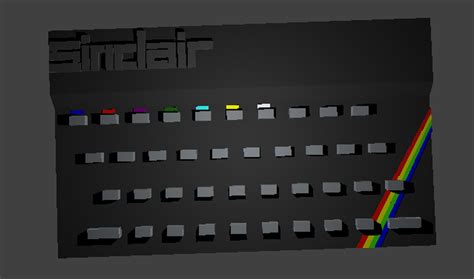 3d Zx Spectrum Keyboard Turbosquid 1282259