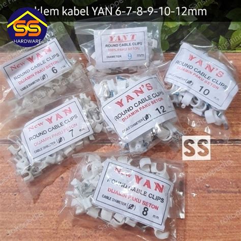 Jual Klem Kabel Yan No 6 7 8 9 10 12mm 8 Kota Semarang Sanshine