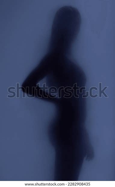 Woman Silhouette Glass Sexy Shadow Creative Stock Photo 2282908435 Shutterstock